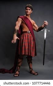 Sexy Highlander Man Prepares Battle Stock Photo Shutterstock