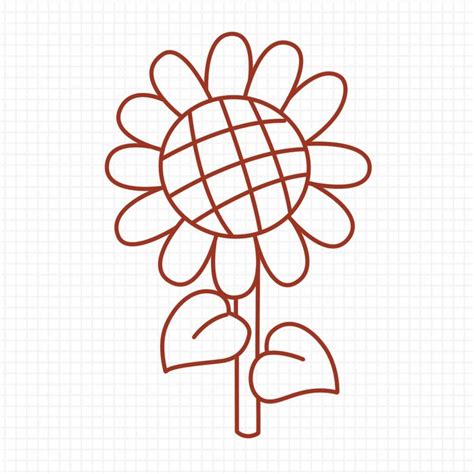 简笔画大全 可爱简单漂亮花草图片 简笔画图片大全简单的 花草类 画趣文库（我爱生活）