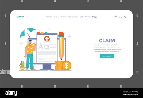 Insurance Claim Process Concept A Confident Person With An Umbrella Insurance Claim Process Concept A Confident Person With An Umbrella