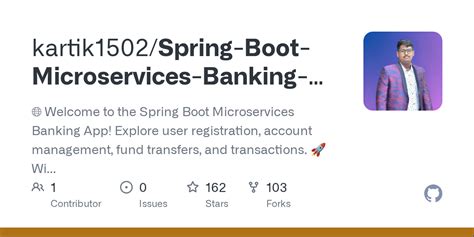 Github Kartik1502 Spring Boot Microservices Banking Application 🌐