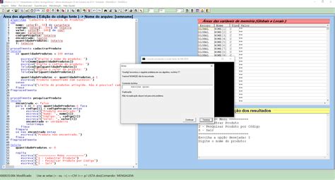 Criar um programa em Visualg que permita o cadastro de produtos Programação iniciantes