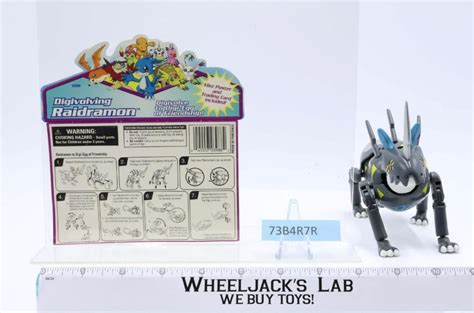 Raidramon Digimon Digivolving Digivolve 2000 Bandai Action Figure Wheeljacks Lab