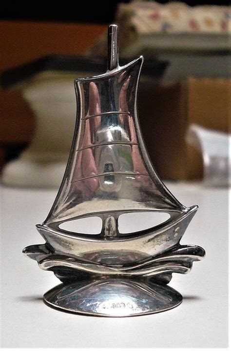 Kleines Segelschiff In 800 Silber Massiv In Design Gebraucht In Oberhofen Am Thunersee Für Chf