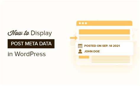 How To Display Blog Post Meta Data In Wordpress Themes News
