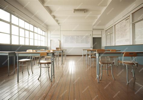 Premium Photo Empty School Classrooms