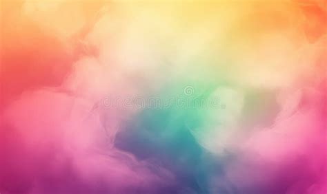 Colorful Abstract Background With Soft Gradients And Dreamy Cloud Like Textures Stock Image