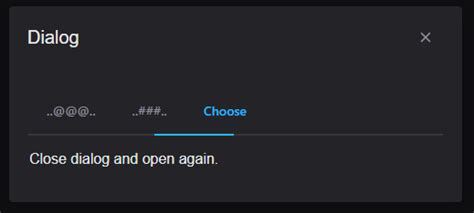 Tab Group Indicator Aligned Incorrectly When Opened In A Dialog · Issue