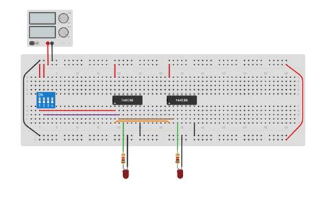 Circuit Design Exp 4 Half Adder Using Basic Gates Tinkercad