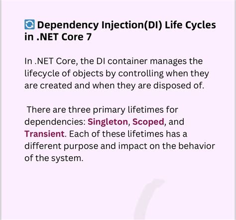 Mdjahirul Islam On Linkedin Dotnetcore7 Dependencyinjection
