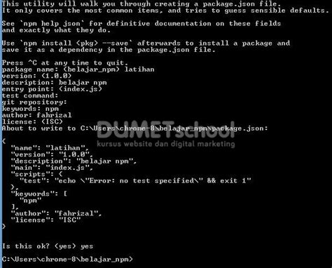 Menganal Apa Itu Npm Untuk Manajement Project Javascript