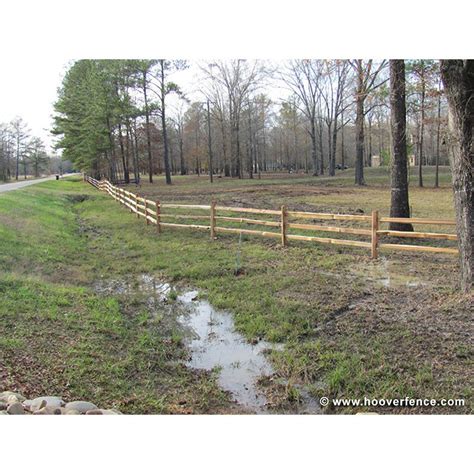 Western Red Cedar Split Rail Fence Rails Hoover Fence Co