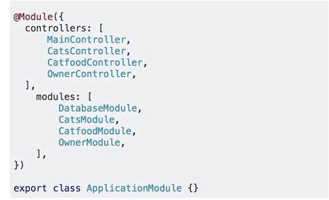 node js error nest cannot export component module that is not a