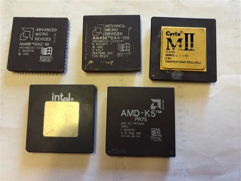 Procesory Keramické Cyrix Mii Amd 486 Dx2 Dx4 Amd K5 A Intel Netest Aukro