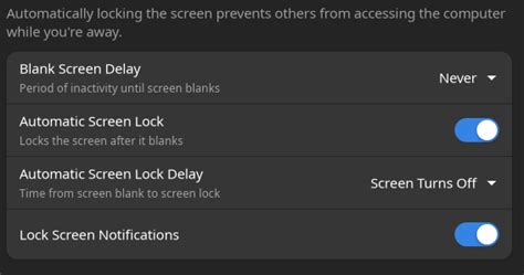 Screen Goes Blank After Sec Of Inactivity Can T Change It GNOME Manjaro Linux Forum