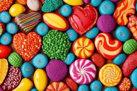 Premium Ai Image A Colorful Array Of Natures Candy Arranged In A