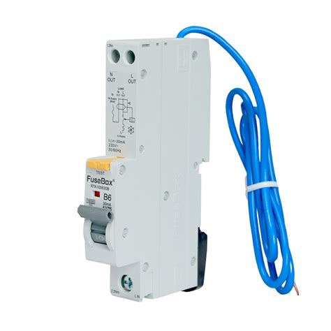 Fusebox Rta100630b B Curve 6 Amp Type A Rcbo 10ka 30ma Fusebox Three Phase Rcbo Pec Lights
