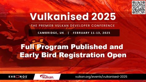 The Khronos Group On Linkedin Vulkan Vulkanised2025 Programming Api