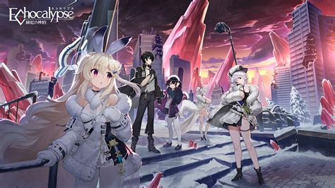 新作アプリEchocalypseエコカリプス 緋紅の神約 で事前登録の受付が開始に作品の世界観やゲームシーンを確認できるPVも公開