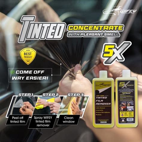 Wifey X Concentrated Tinted Film Remover Tinted Glue Remover Window Sticky Glue Remove Glass