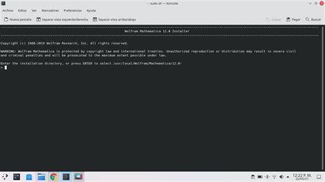 Linux Force Mathematica 12