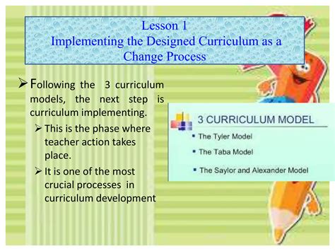 Implementation Of Curriculum Pptx