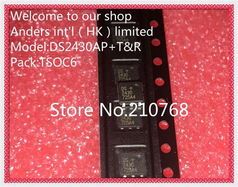 100 New Original Ds2430aptandr Ds2430ap Ds2430ap Ds2430a Soj6