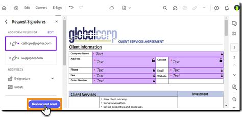 Request E Signature In Acrobat Web