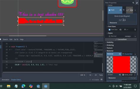 Font Shaders In Godot 43 Shaders Godot Forum