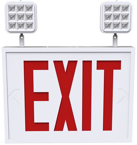 Exit Signs With Emergency Combo Lighting Keystone Tech