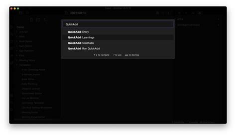 Journaling Workflow For Appending To Daily Notes With Quickadd Video The Sweet Setup