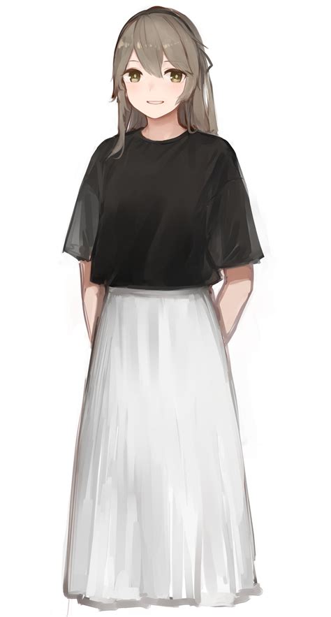 Safebooru 1girl Absurdres Alternate Costume Arms Behind Back Bangs