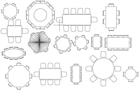 D Blocks Of Meeting Table Cad File Autocad Drawing Dwg File Cadbull