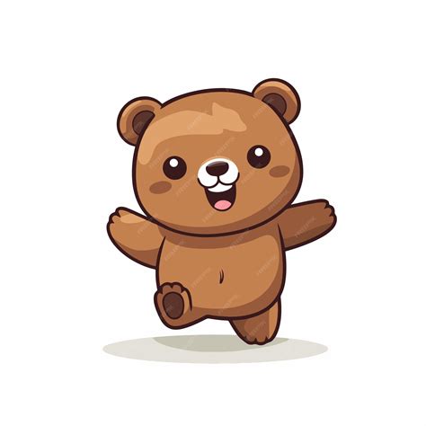 Premium Vector Chibi Bear
