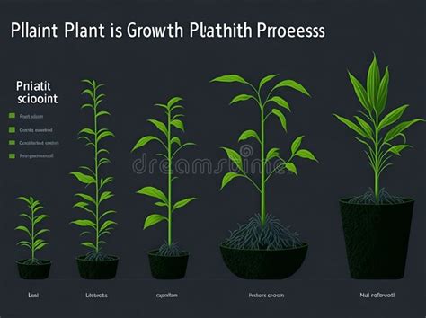 Plant S Growth Process As It Responds To Scientific Experimentation Ai Generated Stock
