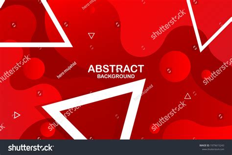 Abstract Red Wave Background Dynamic Shapes Stock Vector Royalty Free 1979615243 Shutterstock