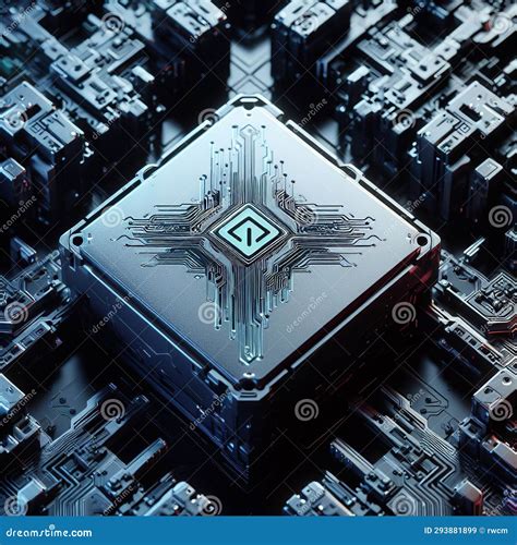Enhancing Ai Connectivity With Cutting Edge Microchips Stock