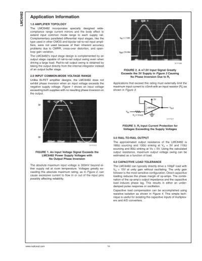 LMC6482 Application Infor