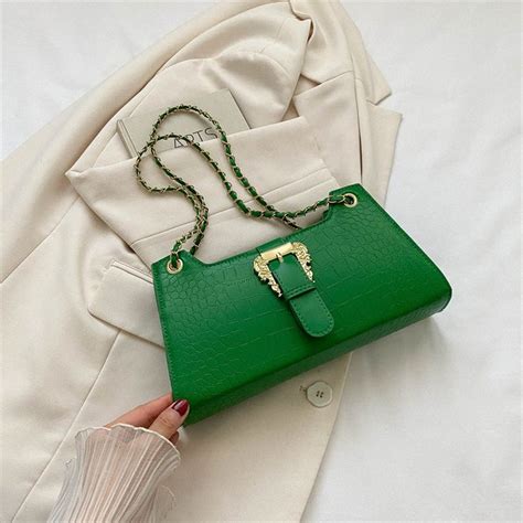 Womens Fashion Simple Chain Fashion Bag Shoulder Bag Casual Trend