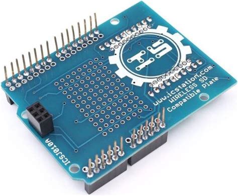 Arduino Wireless Proto Shield SD Card Slot V Operating Voltage Blue DEDB Buy Best