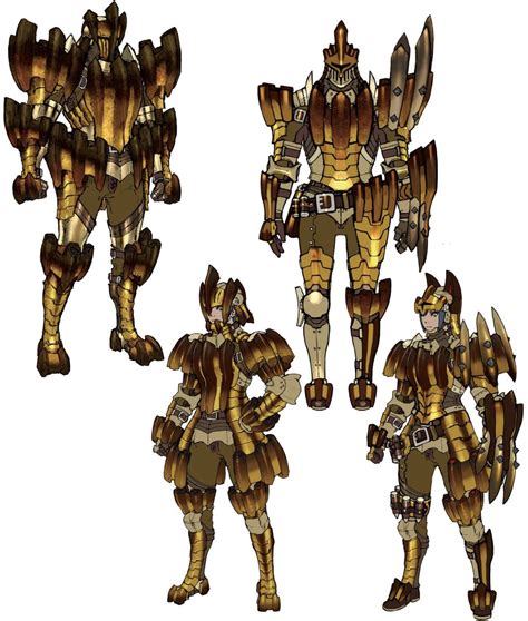 Barroth Armor Mh3u Monster Hunter 3 Ultimate Low Rank Barroth