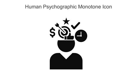Human Psychographic Monotone Icon In Powerpoint Pptx Png And Editable Eps Format Ppt Presentation