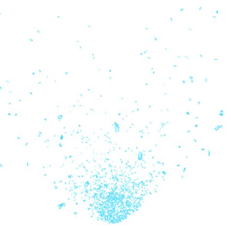 科技碎片扩散蓝色装饰素材设计