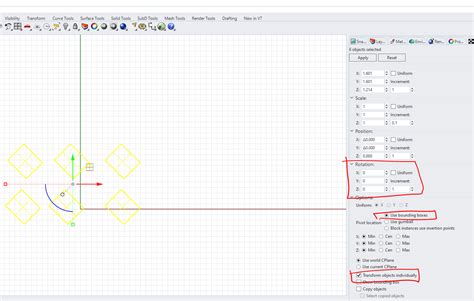 Help Rotate Multiple Groups Objects Each By Own Center Rhino