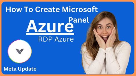 How To Create Microsoft Azure Panel By Meta Update Youtube