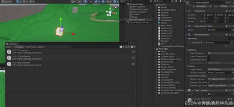 unity学习14：unity里的c 脚本的几个基本生命周期方法 脚本次序order等 unity c 调用android生命周期方法 csdn博客