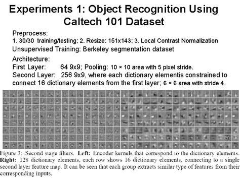 Learning Convolutional Feature Hierarchies For Visual Recognition Koray