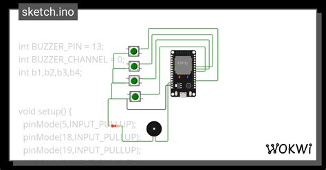 Ex5 Wokwi Esp32 Stm32 Arduino Simulator