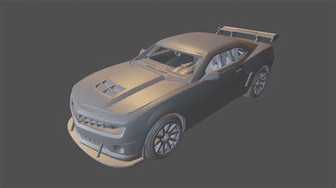 Stl File Chevrolet Camaro Ssx 🚙 Obj ・3d Printer Design To Download・cults