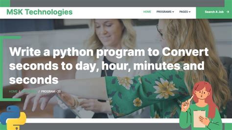 Msk Technologies On Linkedin Write A Python Program To Convert Seconds To Day Hour Minutes