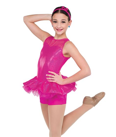 Sparkle Colorful Jazz Tween Dance Costume A Wish Come True